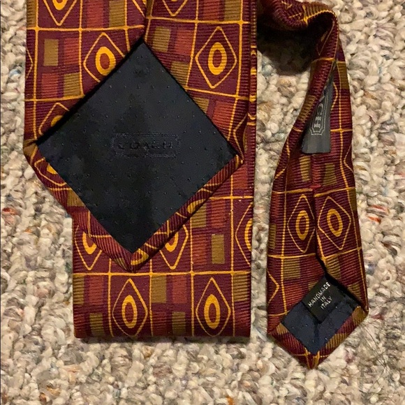 Coach | Accessories | Mens Coach Silk Tie Made In Italy | Poshmark